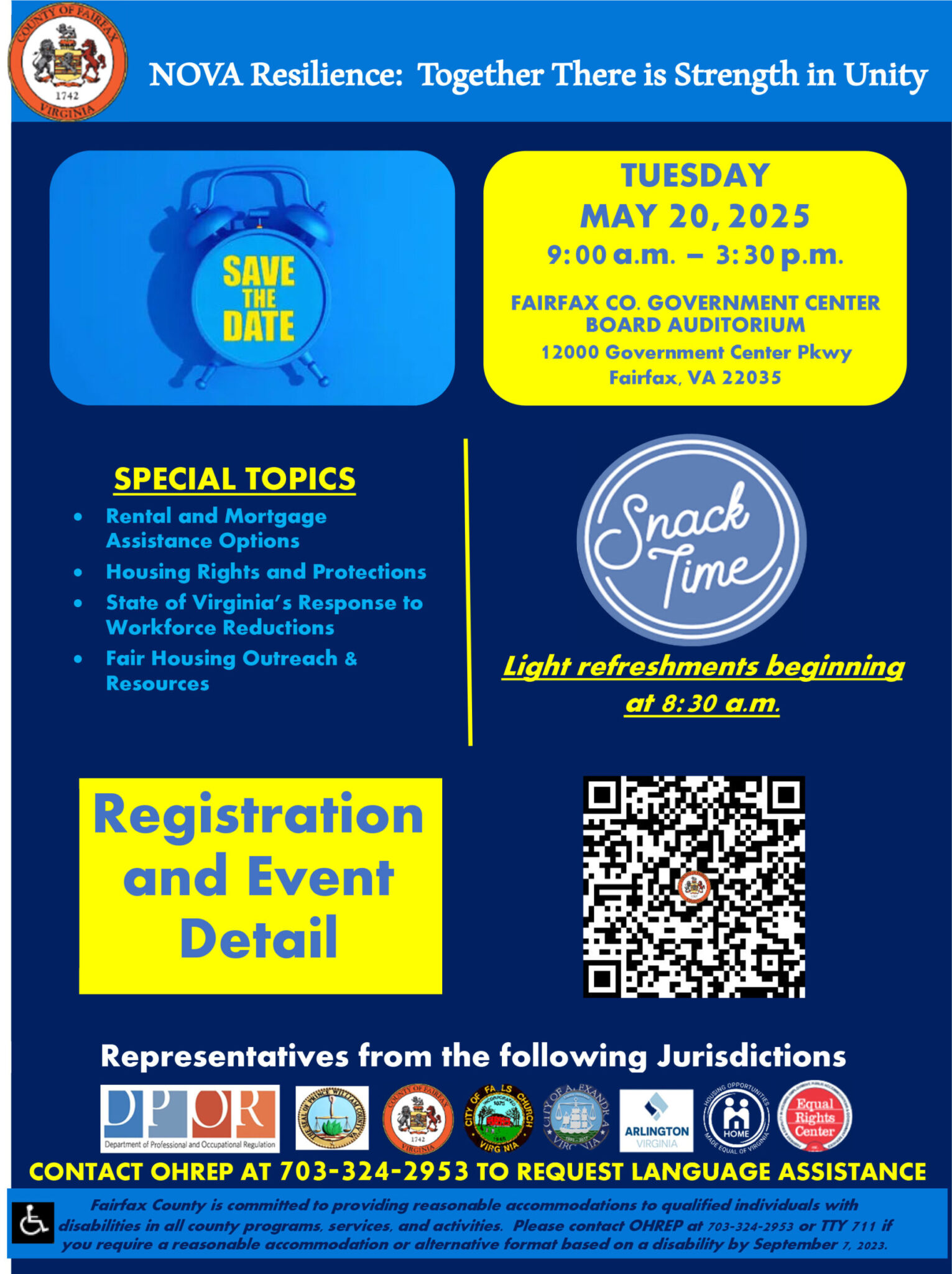 Housing Summit – Save The Date flier 2025 | First Home Alliance